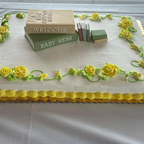 Banner, Ribbon, Fondant Cake Decoration Toppers, Banner Cake Topper ...