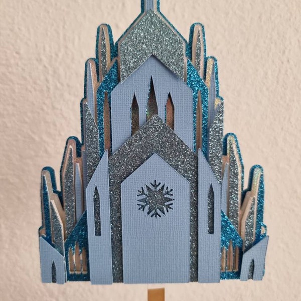 Frozen Castle SVG File for Cake Topper or Party Decorations | Arendelle ...