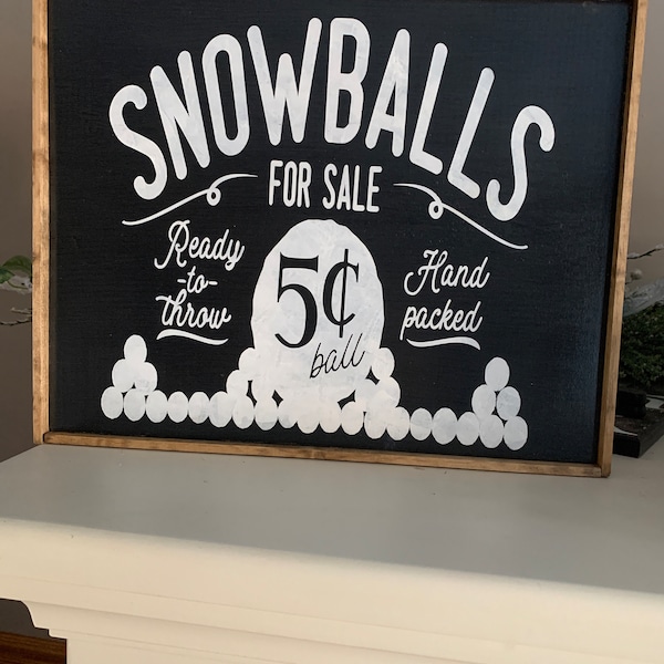 Snowballs for Sale Christmas Svg. Christmas Svg Cut File. Rustic ...