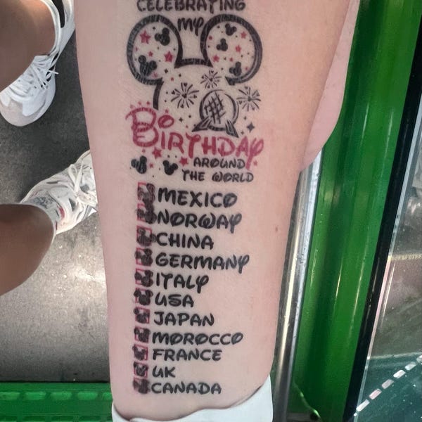 Drinking Around the World Tattoo-food & Wine Festival -epcot World ...