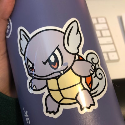 Wartortle Sticker Video Game Stickers Laptop Stickers Aesthetic ...