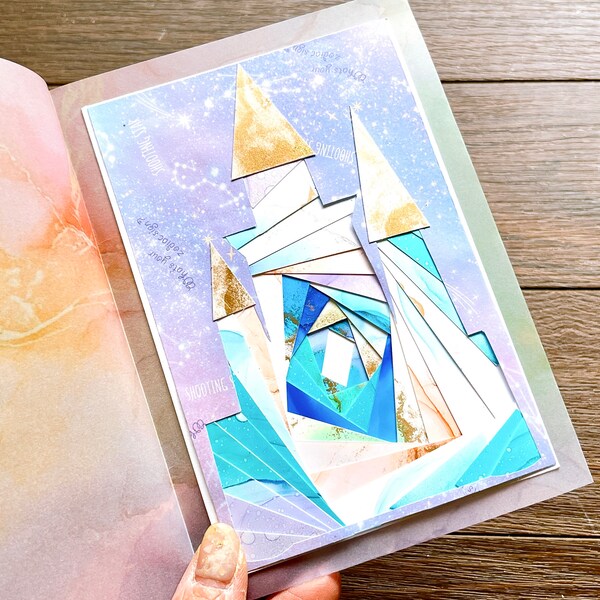 Princess Castle Iris Folding Pattern PDF & SVG | Castle Beginner Iris ...
