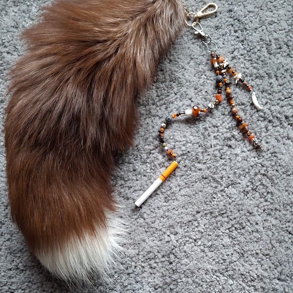 Custom Therian Beaded Accessories Keychains for Tails! - Etsy