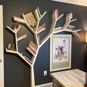 Tree Branch Wall Bookcases , Tree Bookshelves, Unique Rustic, Book ...