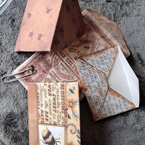 Bee Themed Envelopes, Junk Journal Ephemera, Bee Journal Pockets ...