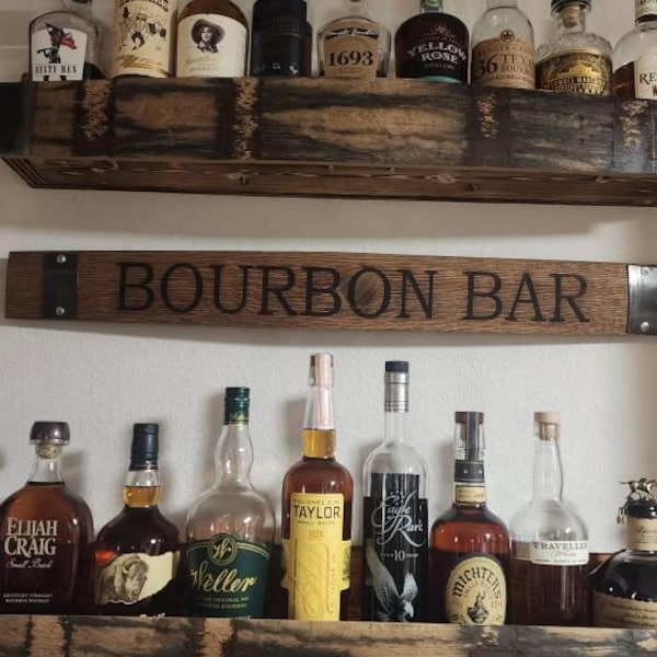 Personalized Last Name Bourbon Barrel Stave Wedding Gift Anniversary ...