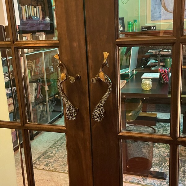 Dragon Handle | Brass Mythical Creature Art | Window Wardrobe Hardware ...