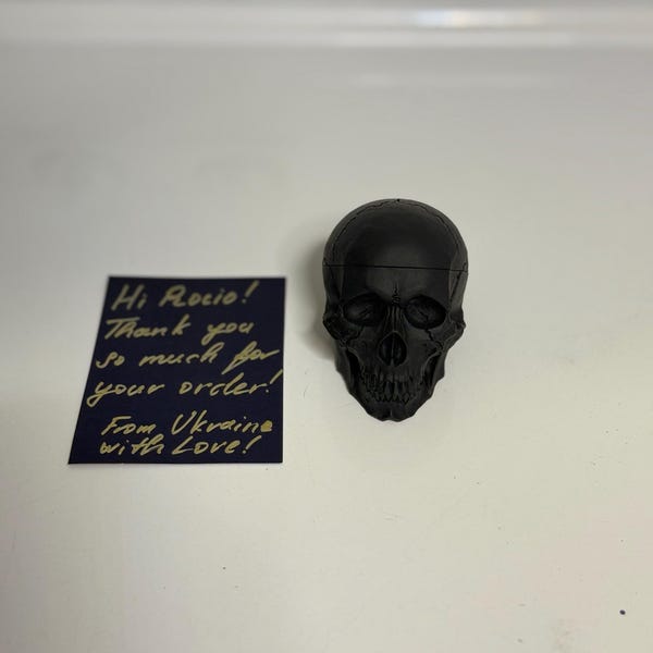 Skull Box for Two Rings. Ring Holder for a Wedding Ceremony. Gothic ...