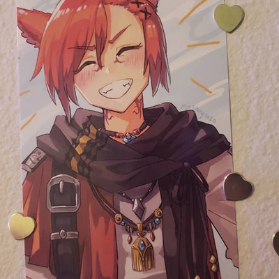 G'raha Tia Ffxiv, Final Fantasy Art, Final Fantasy Print, Ff14, Crystal ...