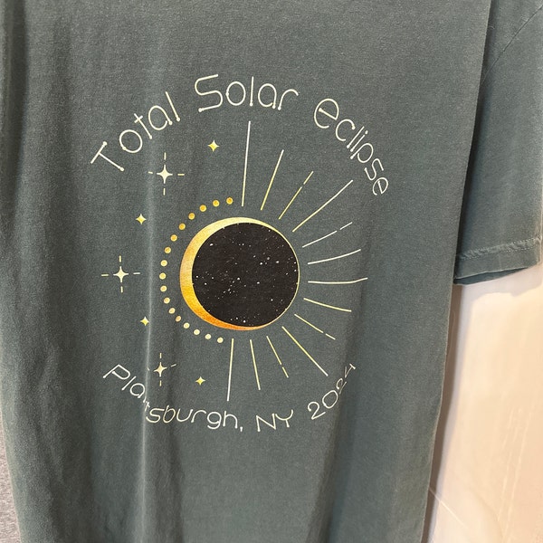 Custom Total Solar Eclipse Shirt | Path of Totality Shirt | Countdown ...