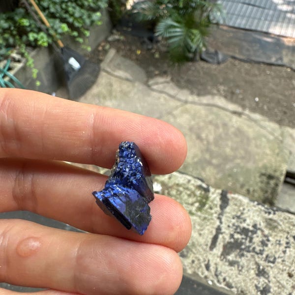 Natural Octahedral Magnetite Crystal From Iron Springs, Utah Pyramid ...