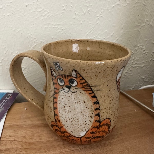 Real Leaf Mug Leaves Mug Green Pottery Mug Botanical Mug Leaves Coffee ...