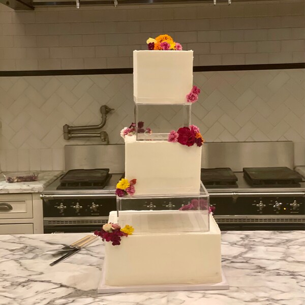 Cake Riser Clear - Clear Cake Stand - Cake Pedestal Acrylic - Acrylic ...