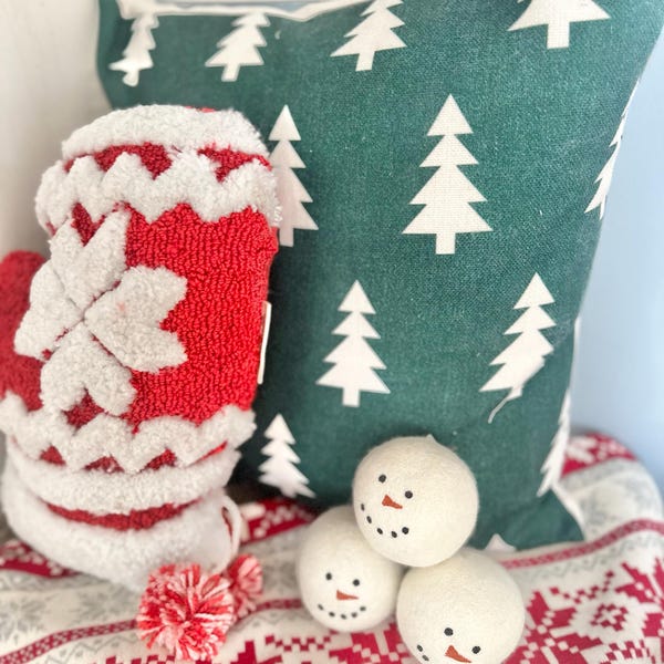 Mummy Wool Bowl Fillers Wrapped in White Gauze Cheesecloth Set of 3 ...