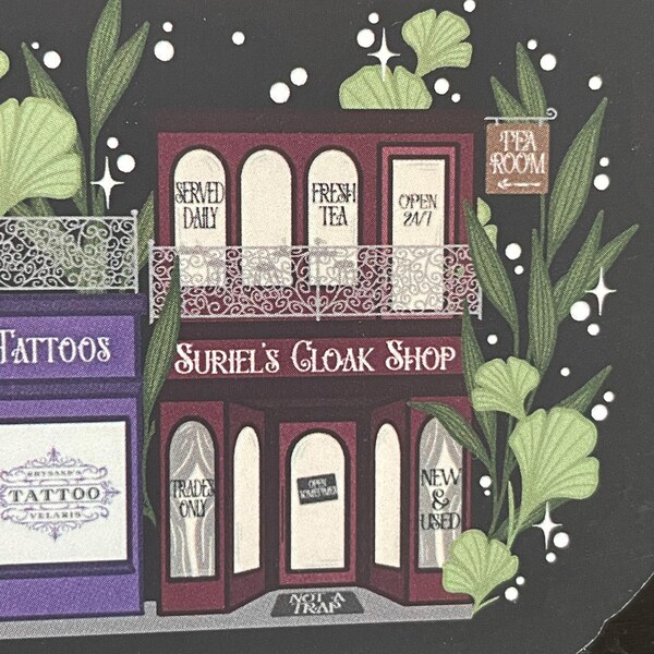 A Walk in Velaris Bookmark | Bookish Aesthetic | A Court of Thorns and ...