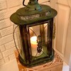Large Standing Lantern in Metal and Glass Exceptional Detail and High ...