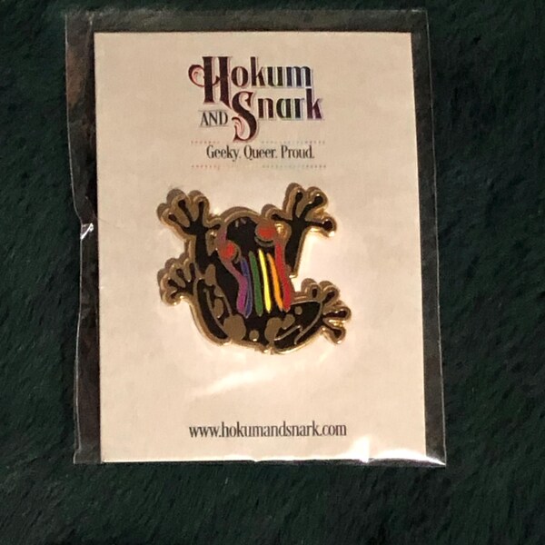 Rainbow Infinity Worm Enamel Pin Fuzzy Ouroboros Pride - Etsy