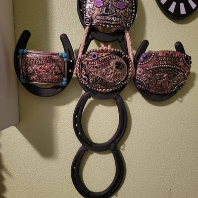 Vertical Belt Buckle Display 3-10 Buckles - Etsy