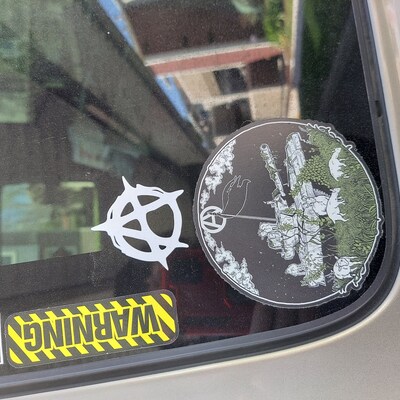 Anarchy A Car Decal Window, Mirror, Bumper, Laptop, Yeti Sticker - Etsy
