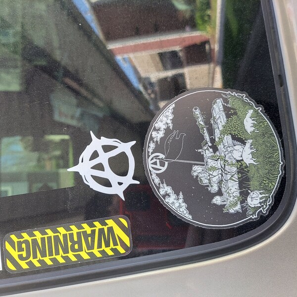 Anarchy A Car Decal Window, Mirror, Bumper, Laptop, Yeti Sticker - Etsy
