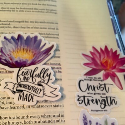 Watercolor Bible Verses Scripture Stickers Faith Stickers Fruit of the ...