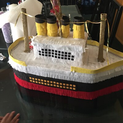Ship Pinata. Party Decorations. stick Not Included - Etsy