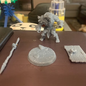 Dnd Female Wizard Mage Mini Tabletop RPG Miniature D&D | Etsy