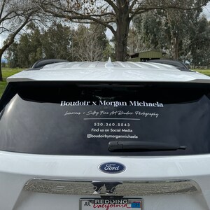 Customizable Window Decal / Your Company Name or Logo Storefront Vinyl ...