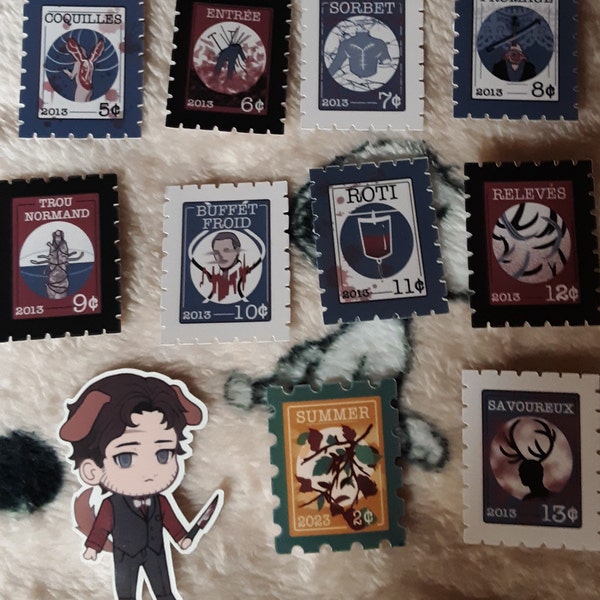 Hannibal S1 Sticker Stamps - Etsy
