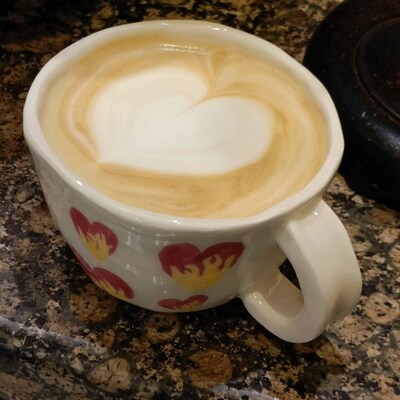 Teddy Bear Mug With Ribbon Bow Handmade Ceramic Mug 300 Ml Handmade ...