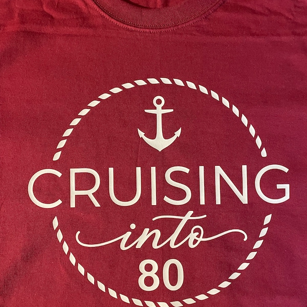 Cruising Into 30 SVG Cut File. Great for Birthday Cruise Party Shirt ...