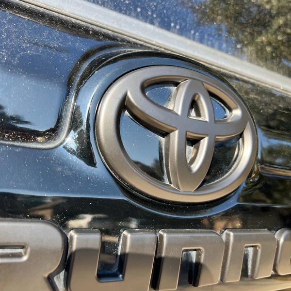 4runner Matte Black Emblem Overlay - Toyota 4runner Badges 2014 - 2024 ...
