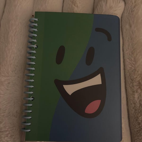 Book Spiral Notebook! (BFDI, BFDIA, TPOT) A5 Size, Blank Journal ...