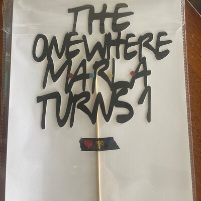 Welcome Little Nightmare Cake Topper Baby Shower Cake Topper - Etsy