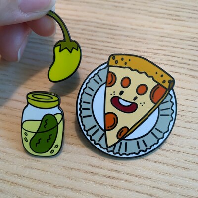 Fried Egg N Bacon Enamel Pins Set / Fried Egg Hard Enamel Pin - Etsy