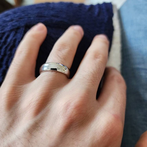 New Infinity His and Hers Set Titanium Wedding Rings Matching Set: 8HRP ...