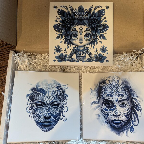 Octopus, Tile, Delft Blue, Kitchen Tile, Bathroom Tile, Wall Art ...