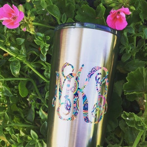 Paisley Monogram Decal, Car Decal, Vinyl Decal, Tumbler Decal, Laptop ...