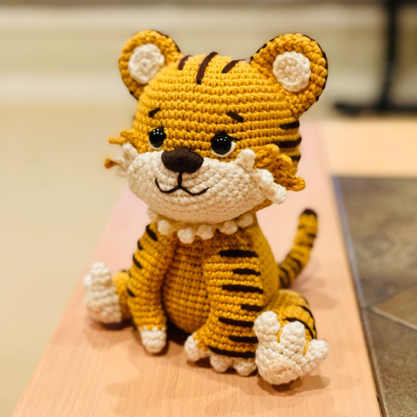 Crochet Tiger. Crochet PATTERN Tiger, Crochet Animals Pattern, Tutorial ...