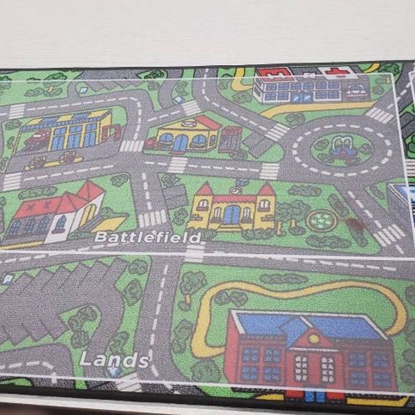 Magic on the Streets Zoned MTG Playmat (commander Specific) With ...