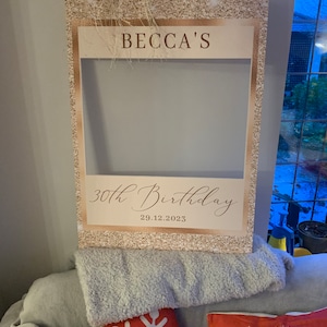 School Leavers Selfie Frame, Class of 2024 Party Booth Frame, Year 6 ...