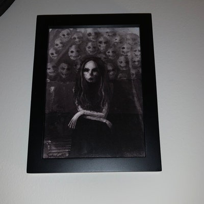 Demons Never Leave 5x7 Print of Original Painting by Sophia Rapata - Etsy