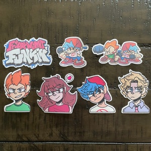 Friday Night Funkin FNF Stickers and Buttons - Etsy