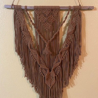 4 in 1 Macrame Pattern PDF With Photos, Beginner Macrame Wall Hanging Pattern, Macrame Tutorial ...