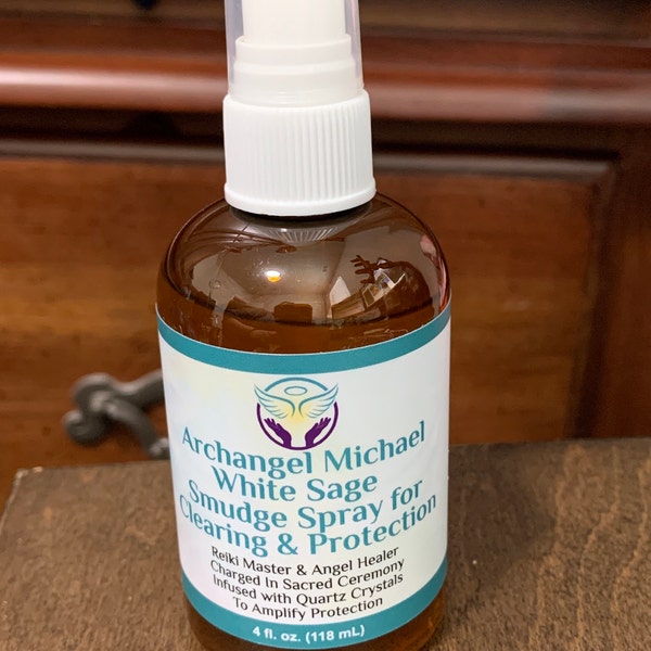 Archangel Gabriel Palo Santo Smudge Spray for Clearing and Protection ...