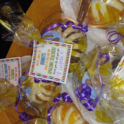 Teacher Appreciation Gift Tag, Teacher Bundt Cake Gift Tag, Bundt Cake ...