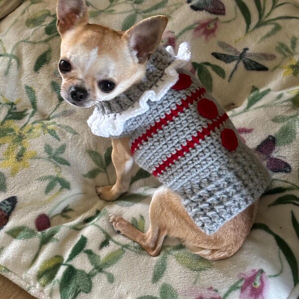 Creepy Clown Small Dog Sweater/ Halloween Costume Available in Four ...