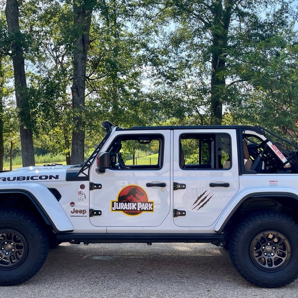 Original Jurassic Park Colored Dinosaur Compatible for Jeep SUV Truck ...