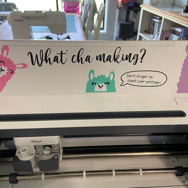 What 'cha Making Llamas Svg, Cricut Lid Decal Svg, Cute Llama Svg ...