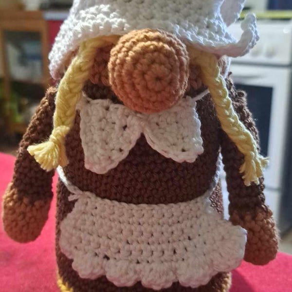 Crochet Crafter Gnome Pattern Set 4 in 1, Crochet Gnome Organizer ...